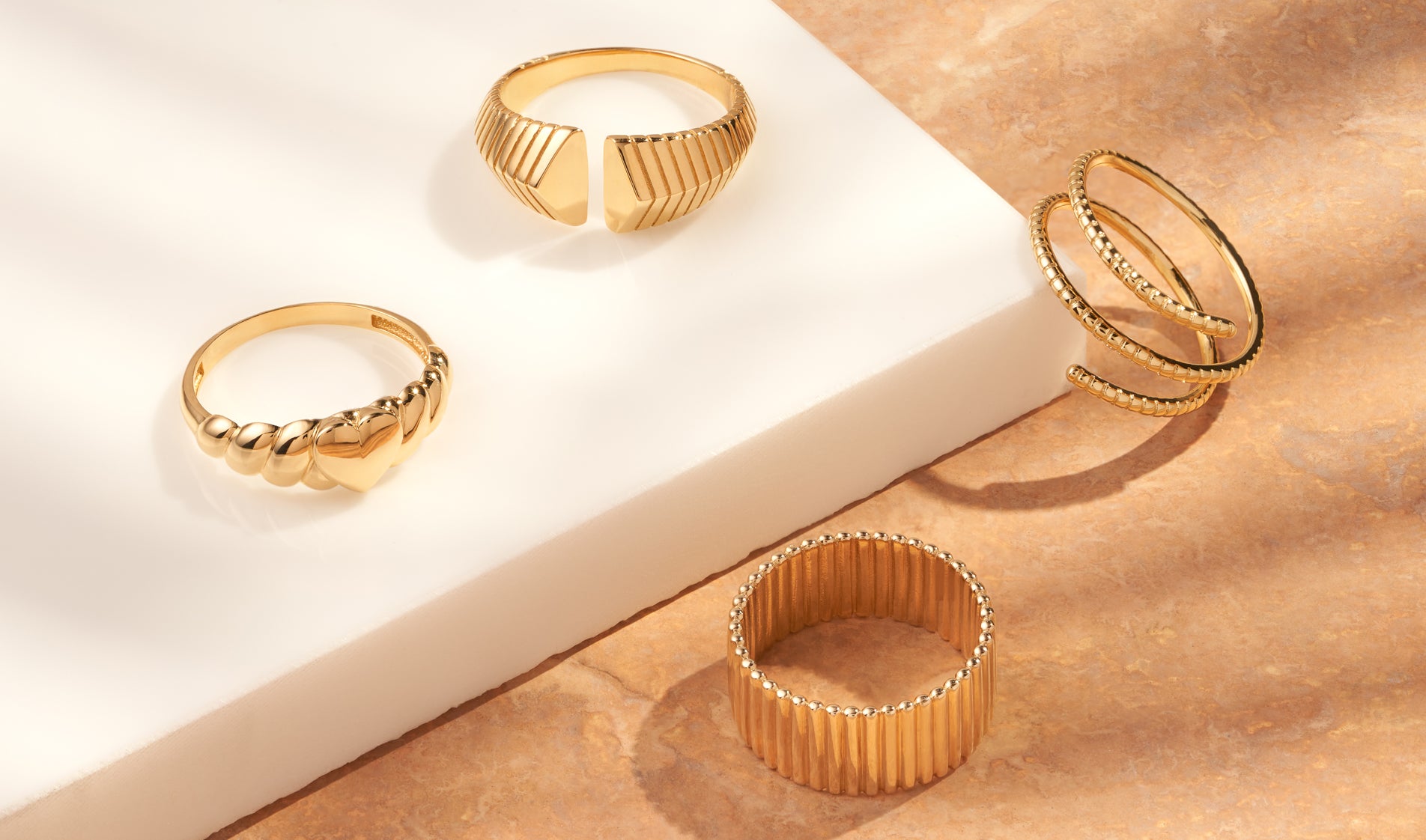 Chunky Gold Rings – Beyond Two Rings